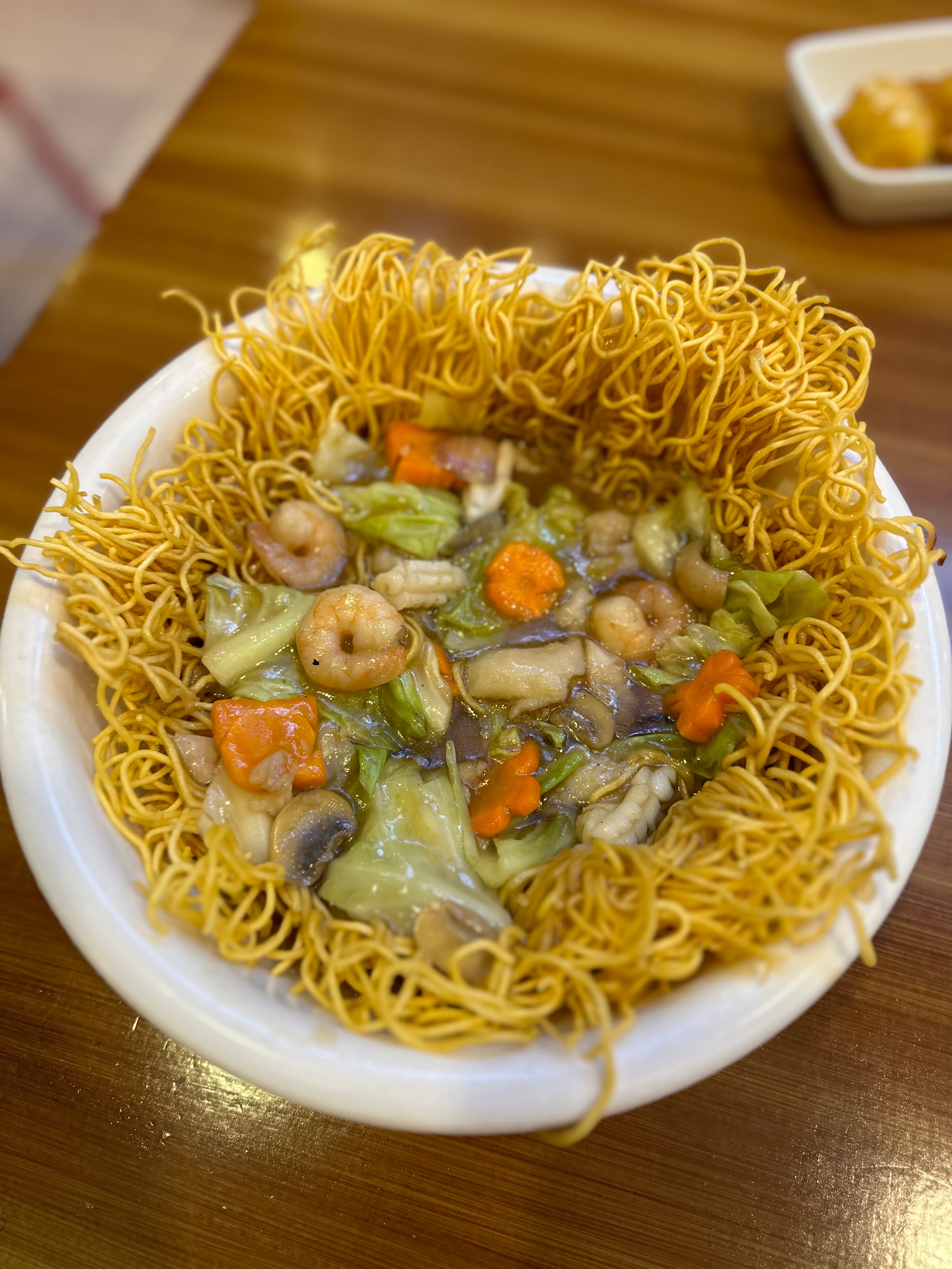 Crispy Noodles with Seafood Mix – Wu's Kitchen