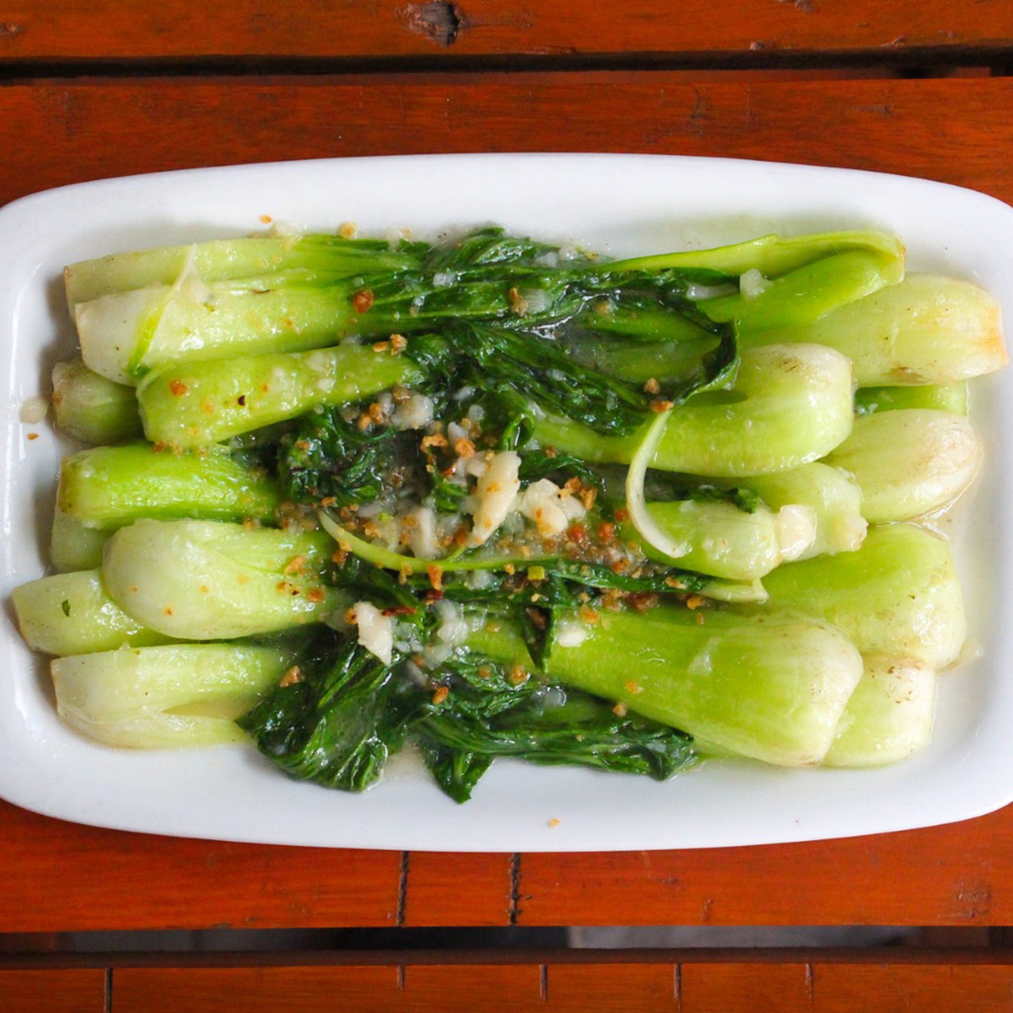 Taiwan Pechay with Garlic – Wu's Kitchen